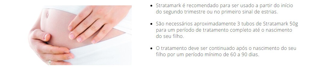 Stratamark Gel Prevenção e Tratamento de Estrias Gravidez Ganho de Peso ...